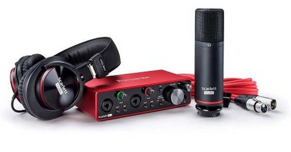 Focusrite Scarlett 2i2 Studio 3rd Gen USB Audio Interface and Recording ...